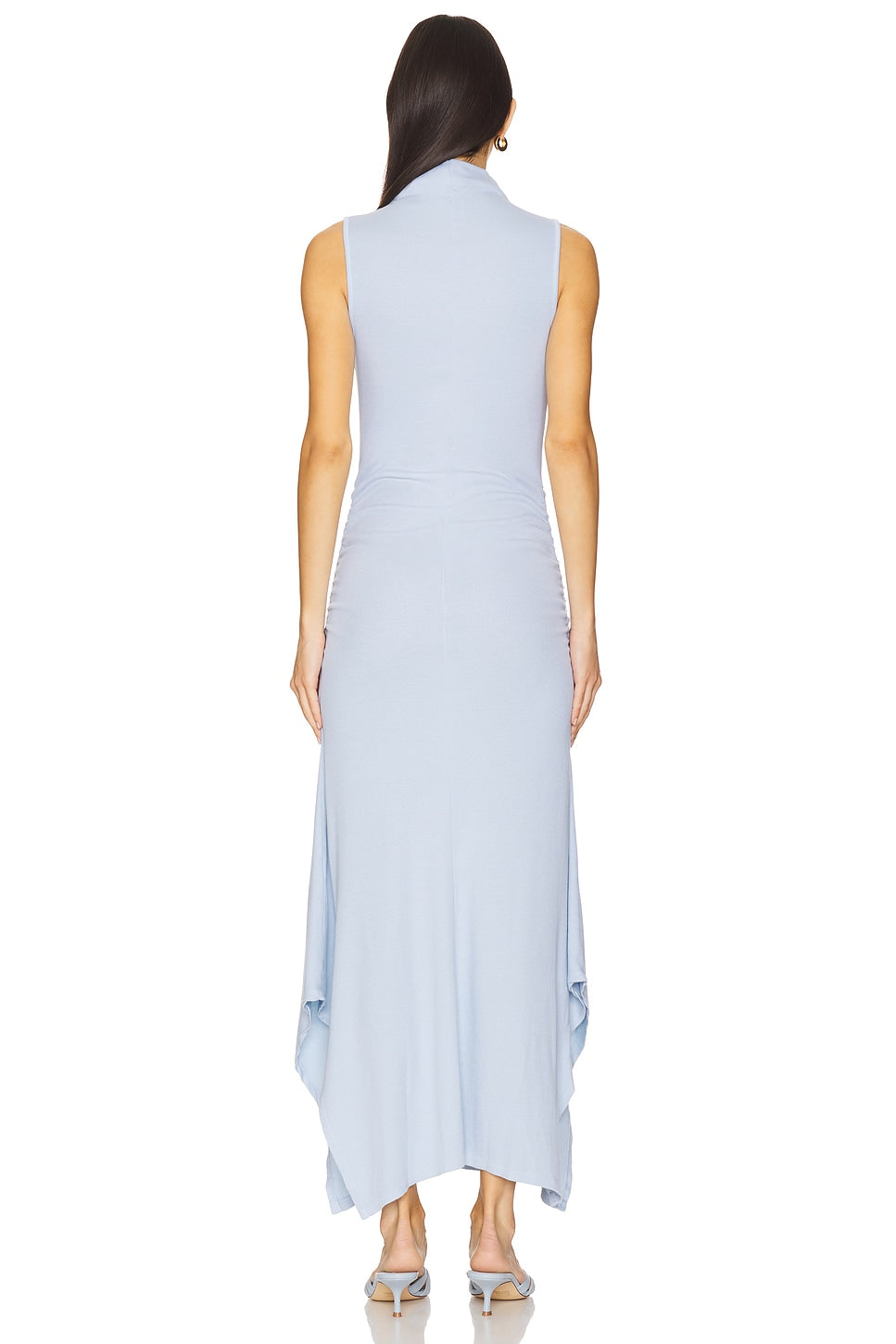 Aurora Midi Dress with Turtleneck Styling and Side Slits | Shop Now ...