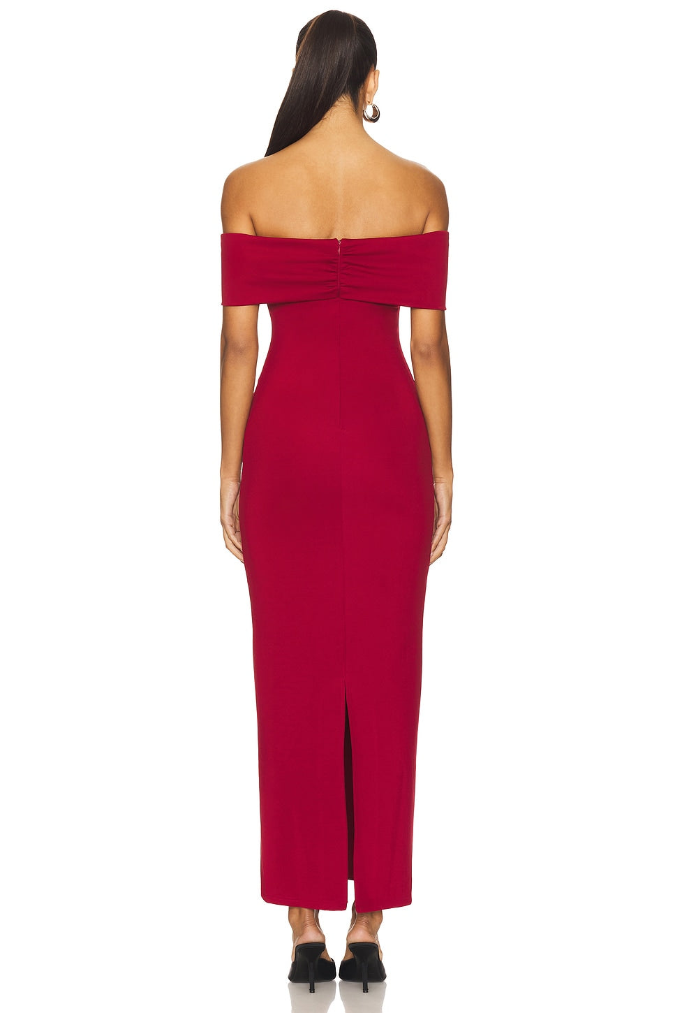 Meghan Off The Shoulder Dress - Ponte Fabric - Hidden Back Zipper ...