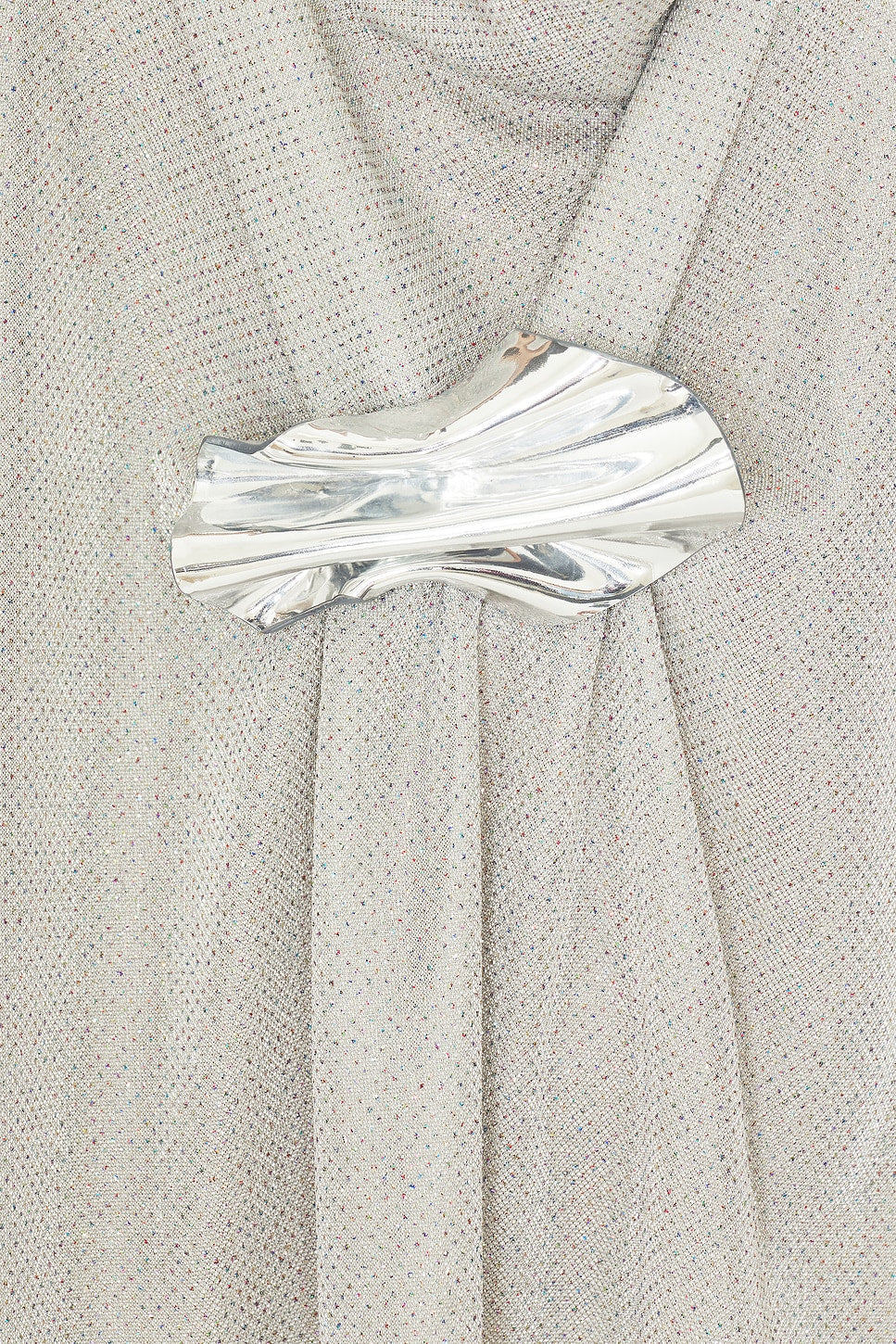 Lavinia Mini Dress with Toned Accent & Metallic Threading | Shop Now ...