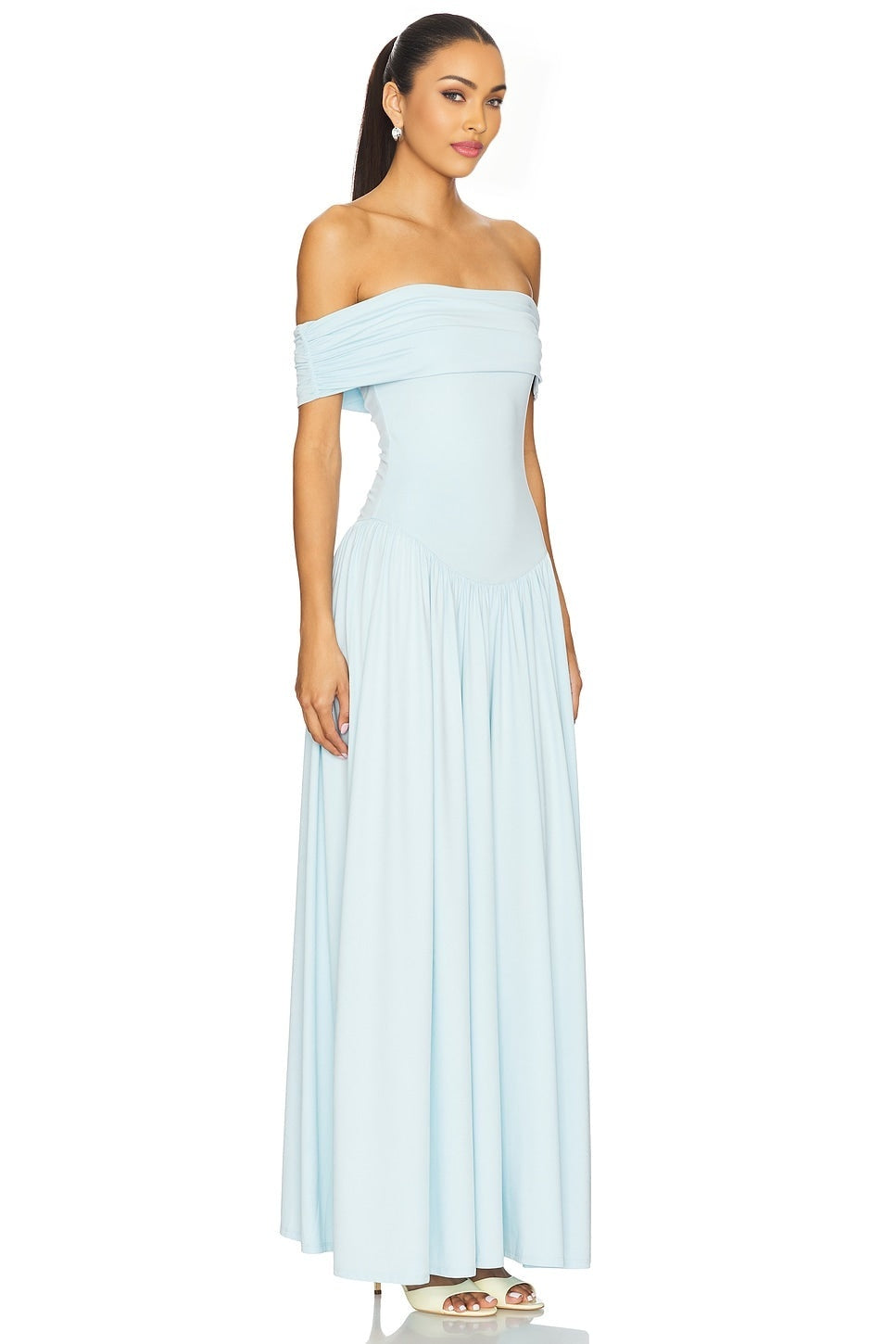 Mattea Off The Shoulder Dress - Stylish, Partially Lined, Midweight ...