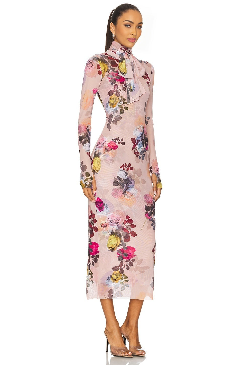 Martina Midi Dress with Slip Lining, Pull-On Styling & Removable Slip ...