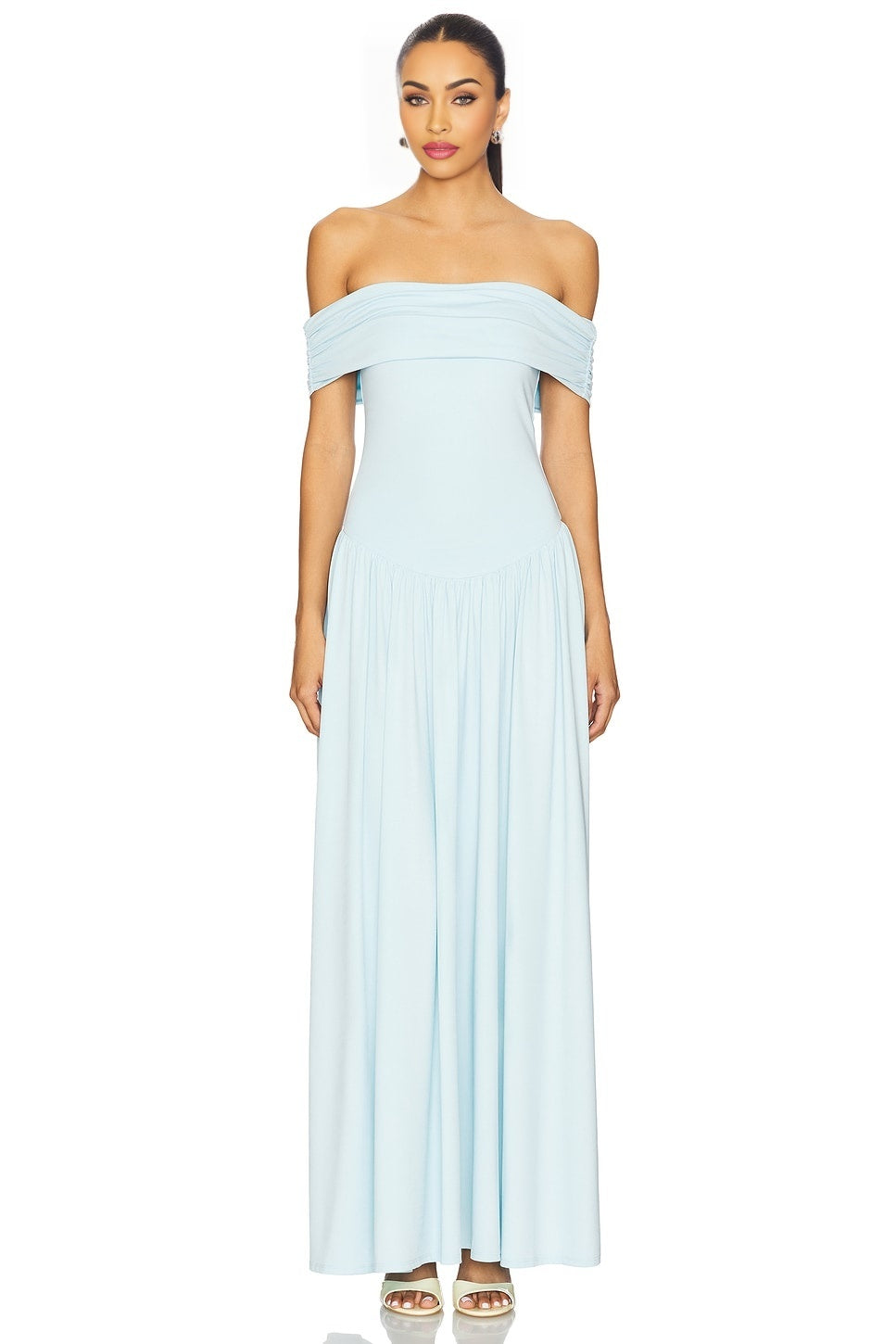 Mattea Off The Shoulder Dress - Stylish, Partially Lined, Midweight ...